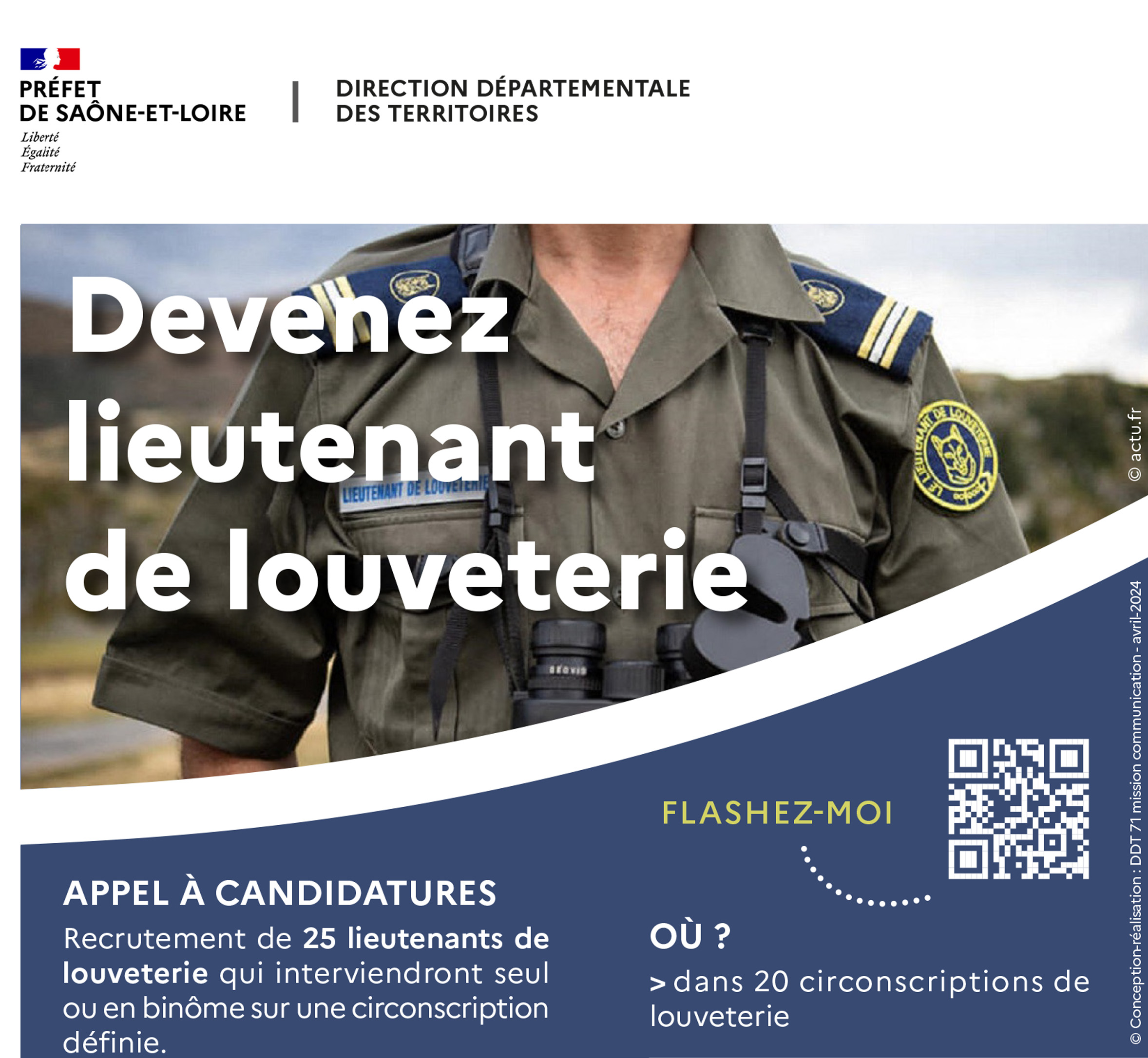 Recrutement de 25 lieutenants de louveterie - Fédération Départementale des Chasseurs de la ...